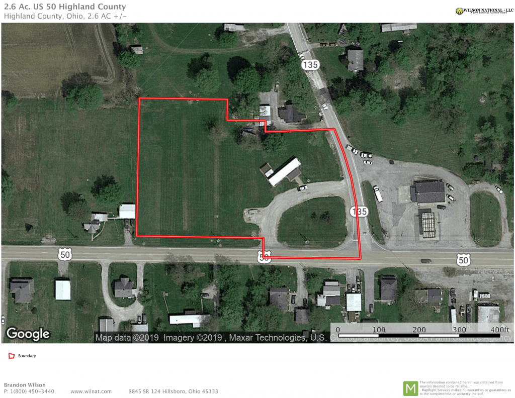 2.6 Acres US 50 & SR 135 - Wilson National