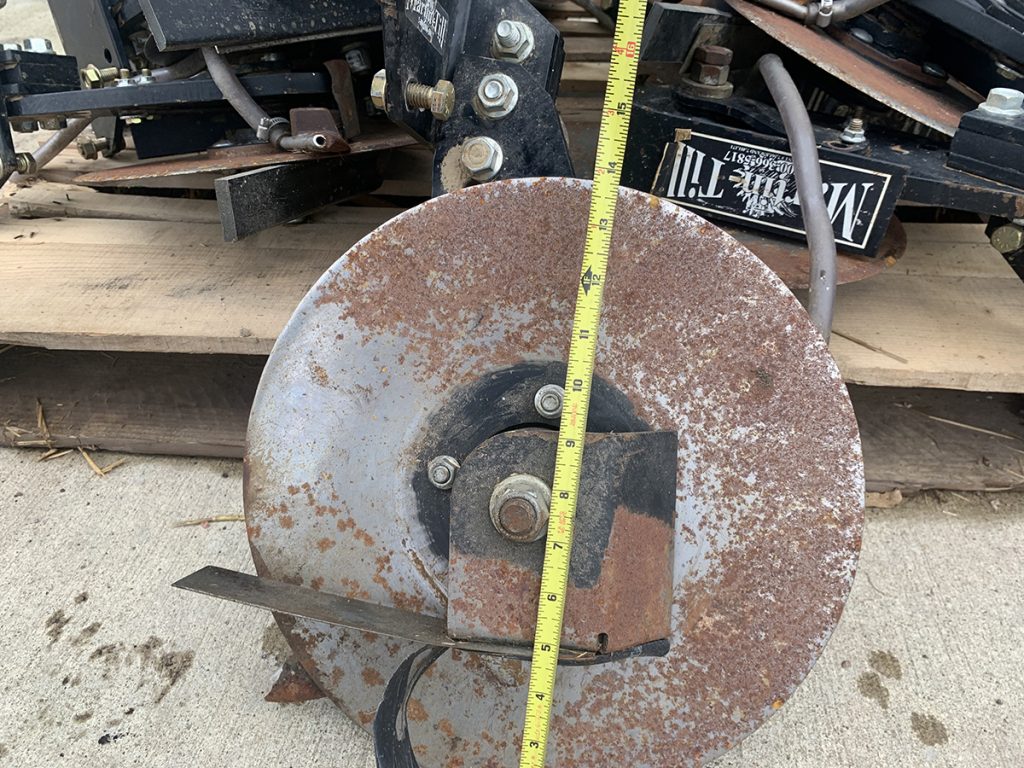 (16) Martin Single Disk Fertilizer Openers - Wilson National