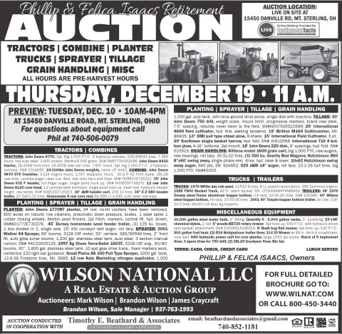 KALE NITROGEN APPLICATOR Isaacs-20 - Wilson National LLC