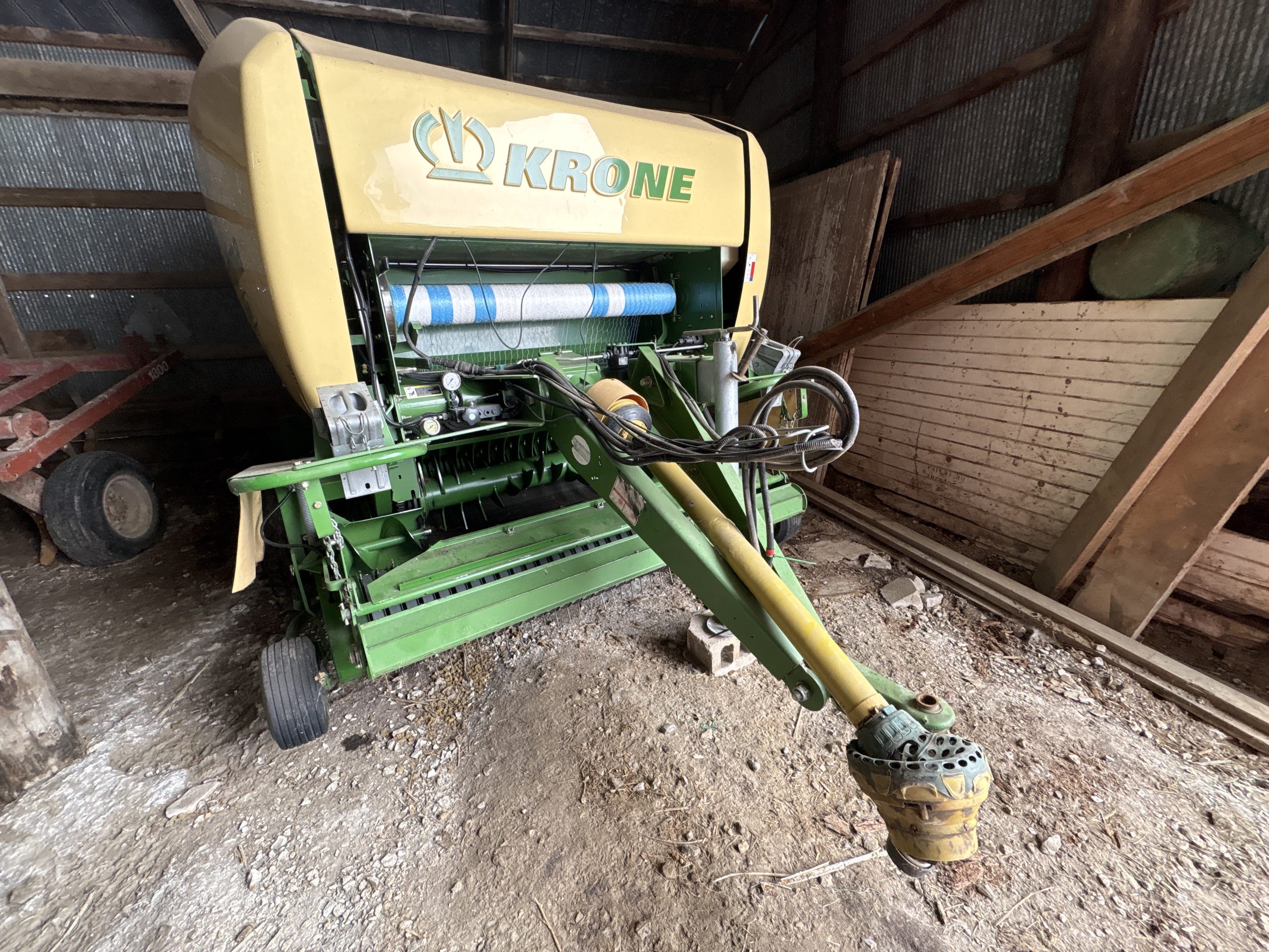 Krone round baler