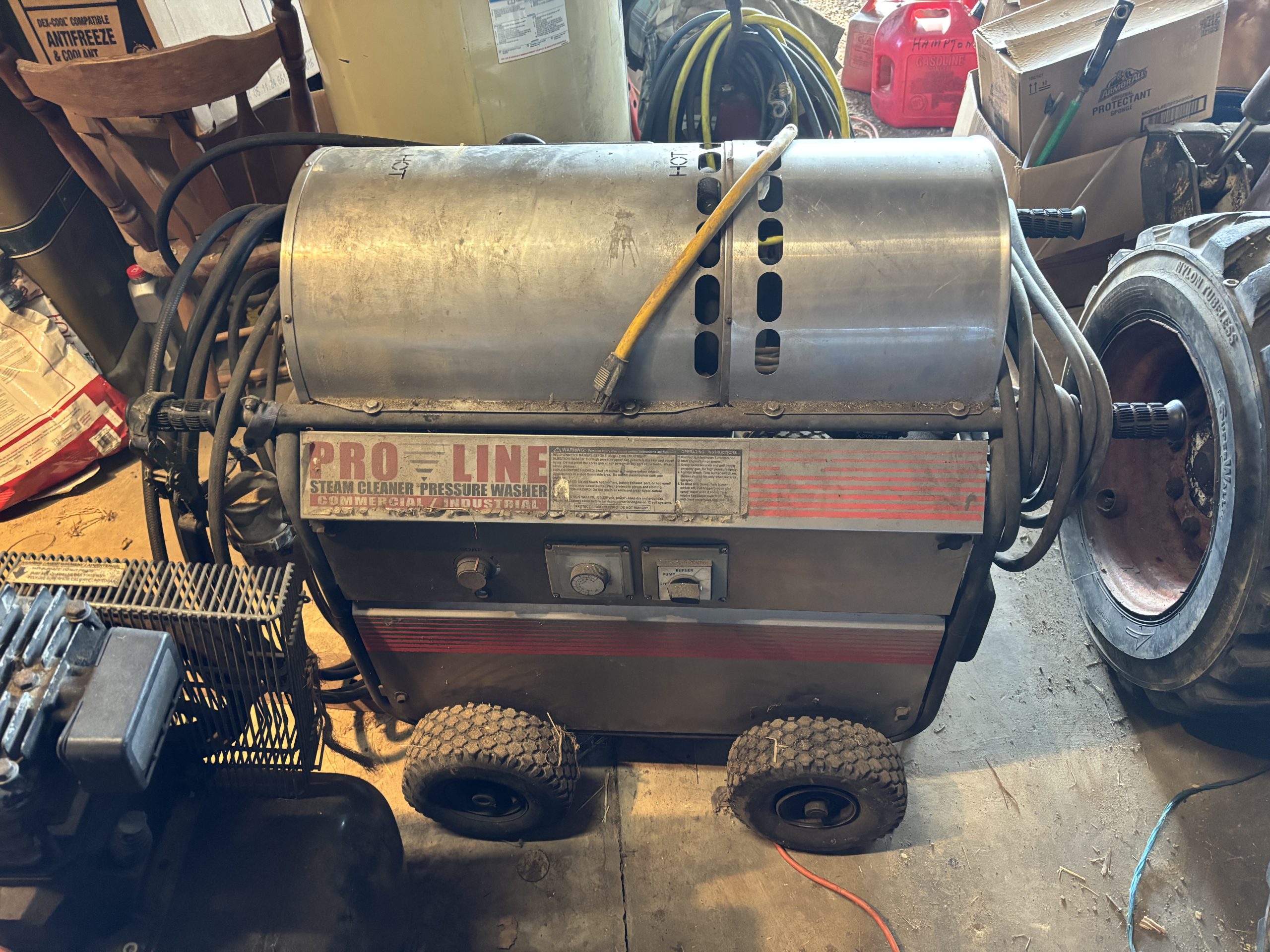 Pro Line steam cleaner pressure washer