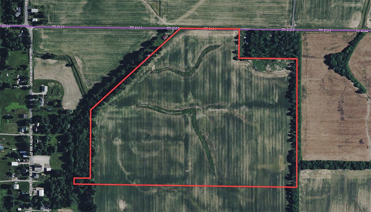 61 Acres Seneca County - 100% Tillable Land - Wilson National