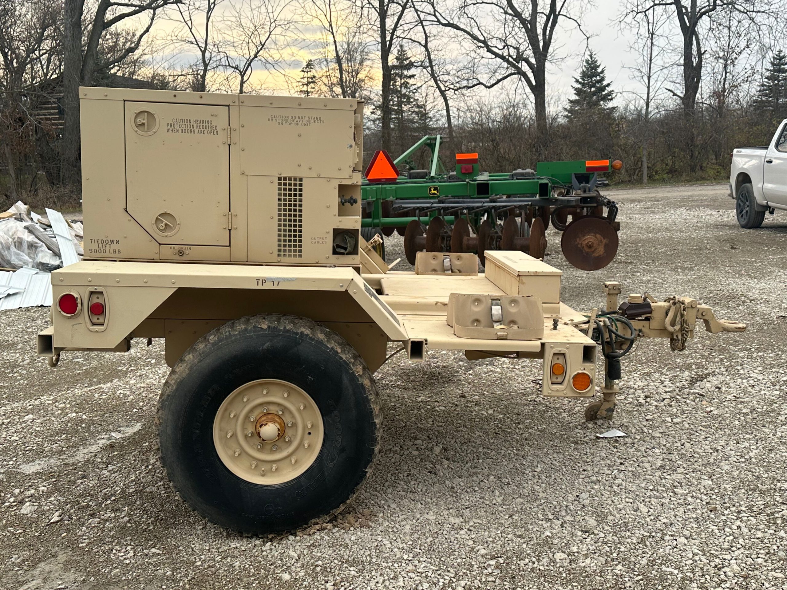 Military Tow-Behind Generator